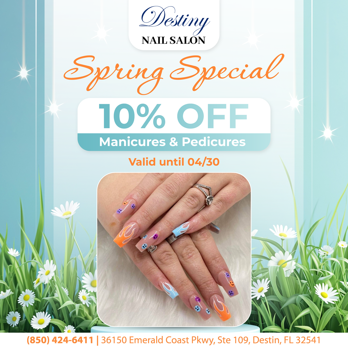 Destiny Nail Salon In Destin, FL 32541 | Nail salon Emerald Coast Pkwy